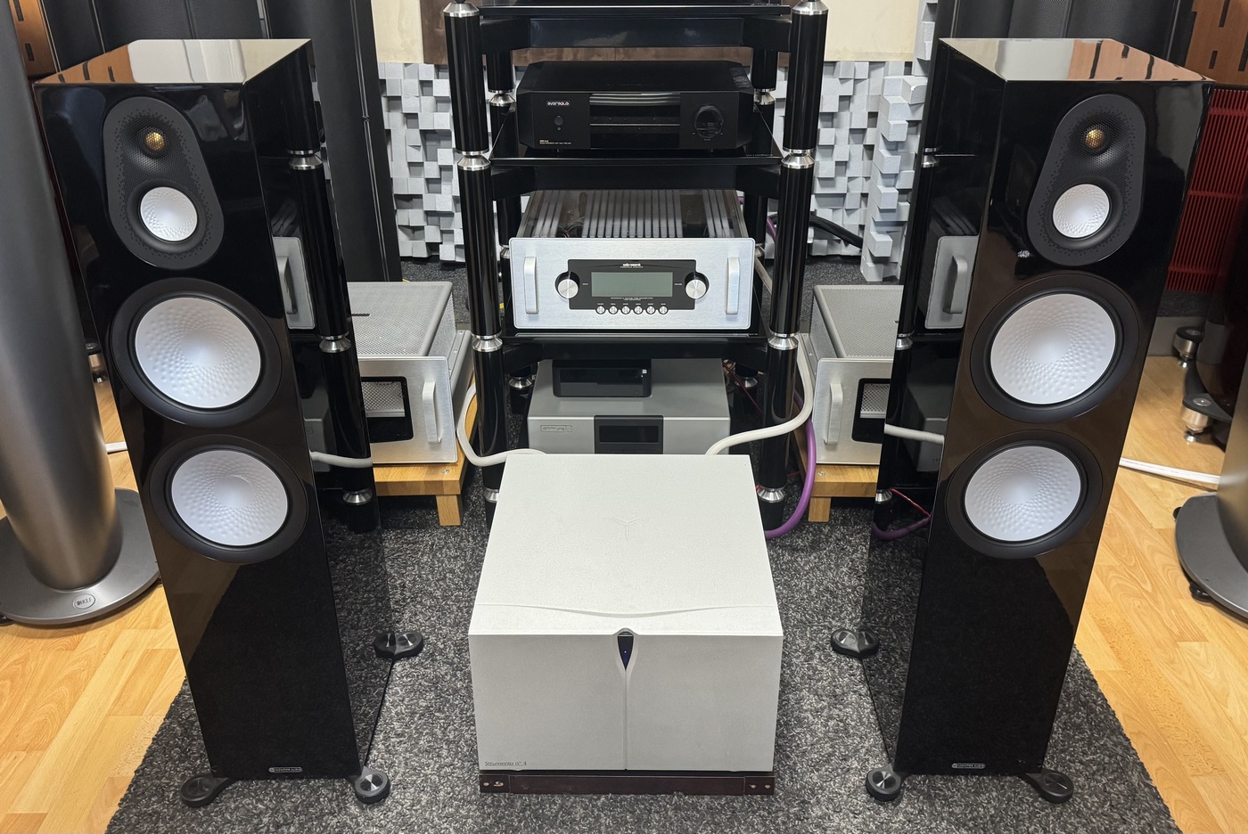 Monitor Audio Silver 500 7G High-End Audio sloupové reprosoustavy černý ...